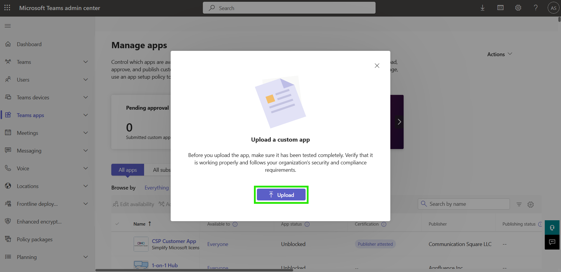 Adding ResNet Microsoft Teams App